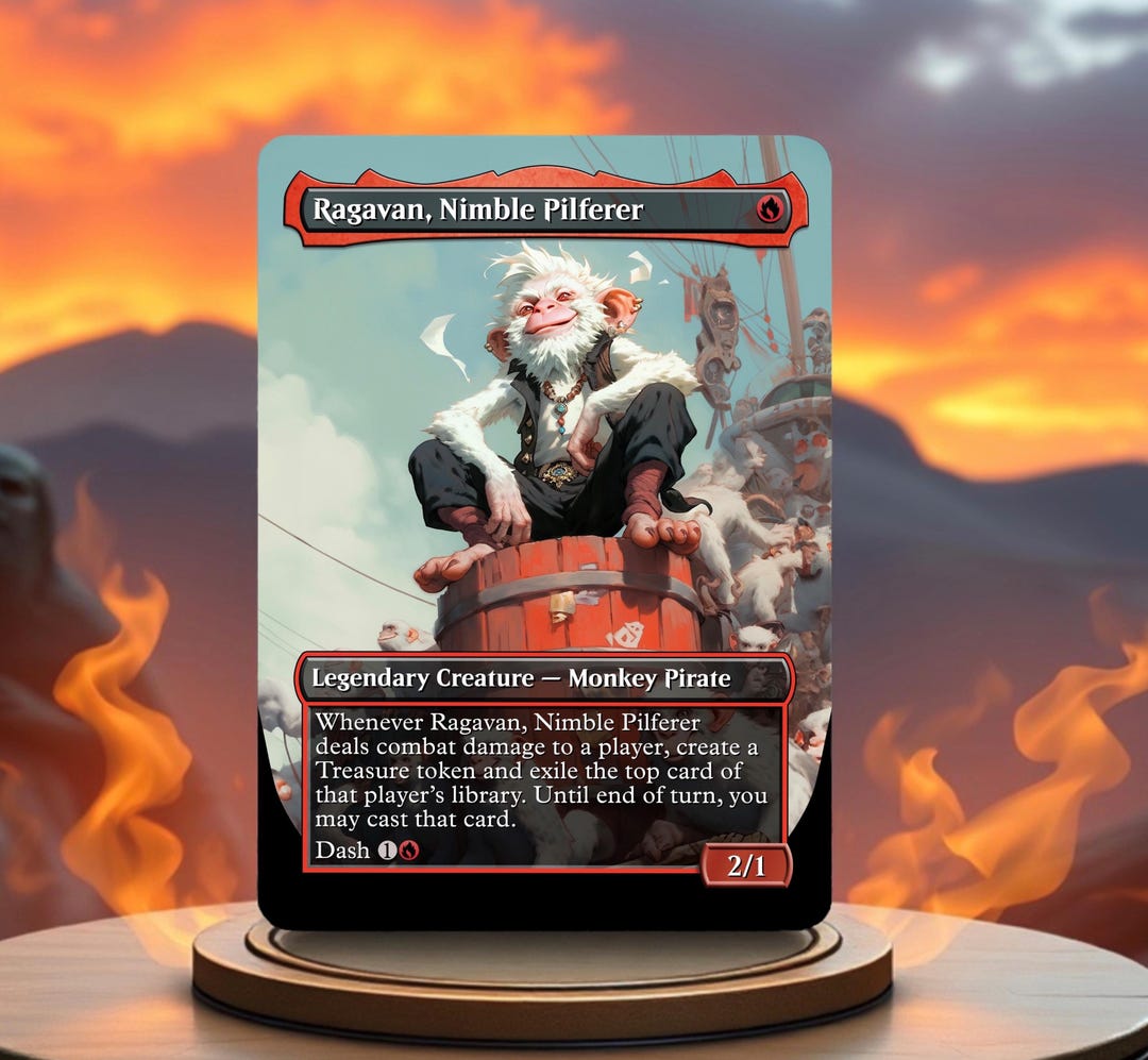 Ragavan, Nimble Pilferer Custom Made Game Card Proxy - Etsy