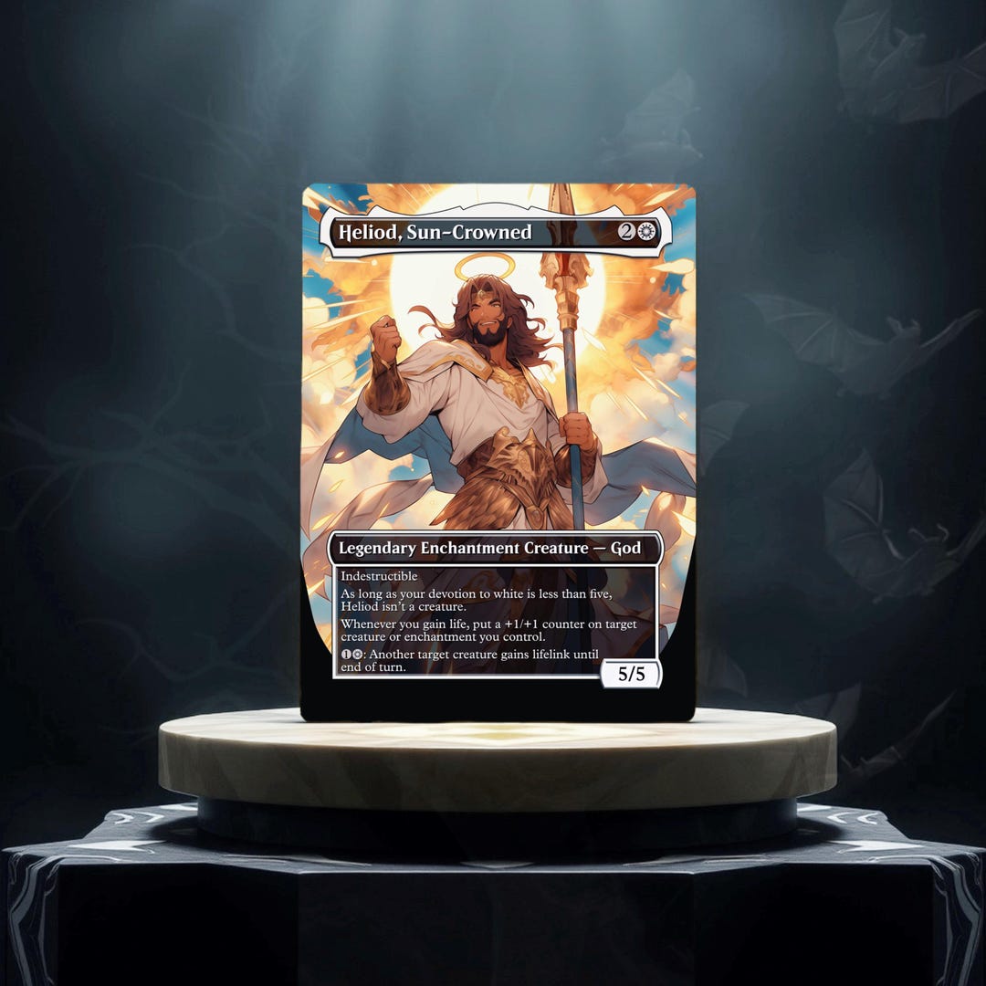 Heliod Sun-crowned Custom Made Game Card Proxy - Etsy