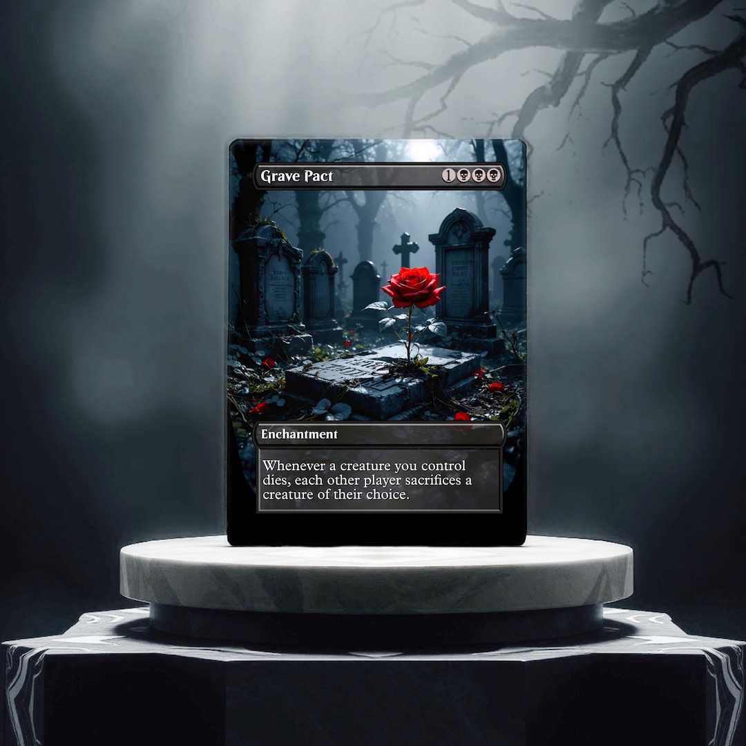 Grave Pact Custom Made Game Card Proxy - Etsy