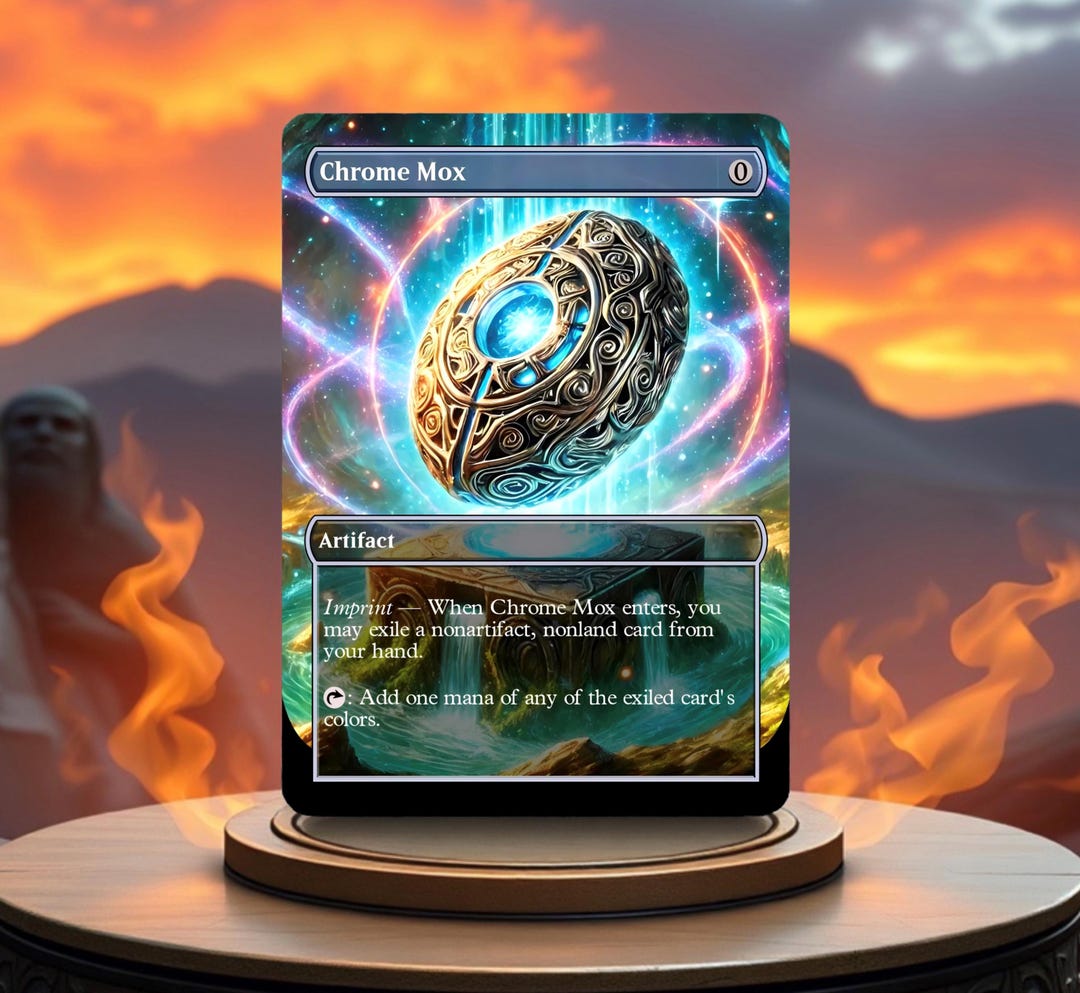Chrome Mox Custom Made Game Card Proxy - Etsy