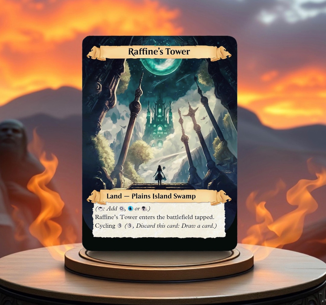 Raffine's Tower Custom Made Game Card Proxy - Etsy