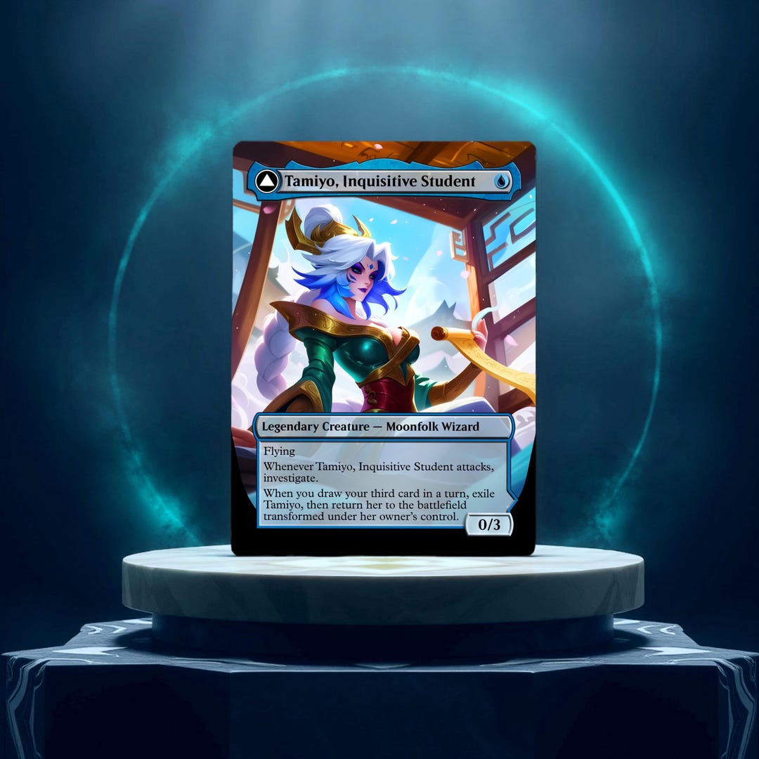 Tamiyo, Inquisitive Student Custom Made Game Card Proxy - Etsy