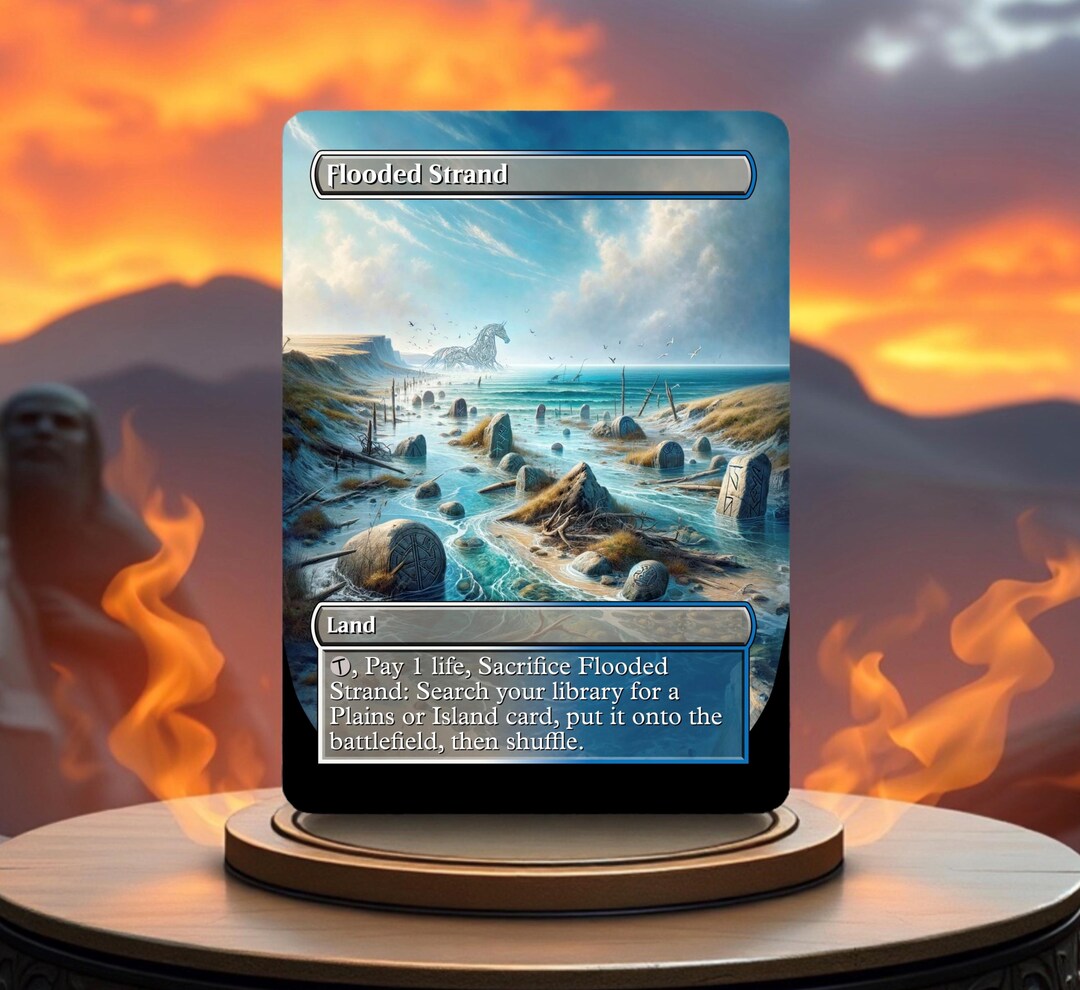 Flooded Strand Custom Made Game Card Proxy - Etsy