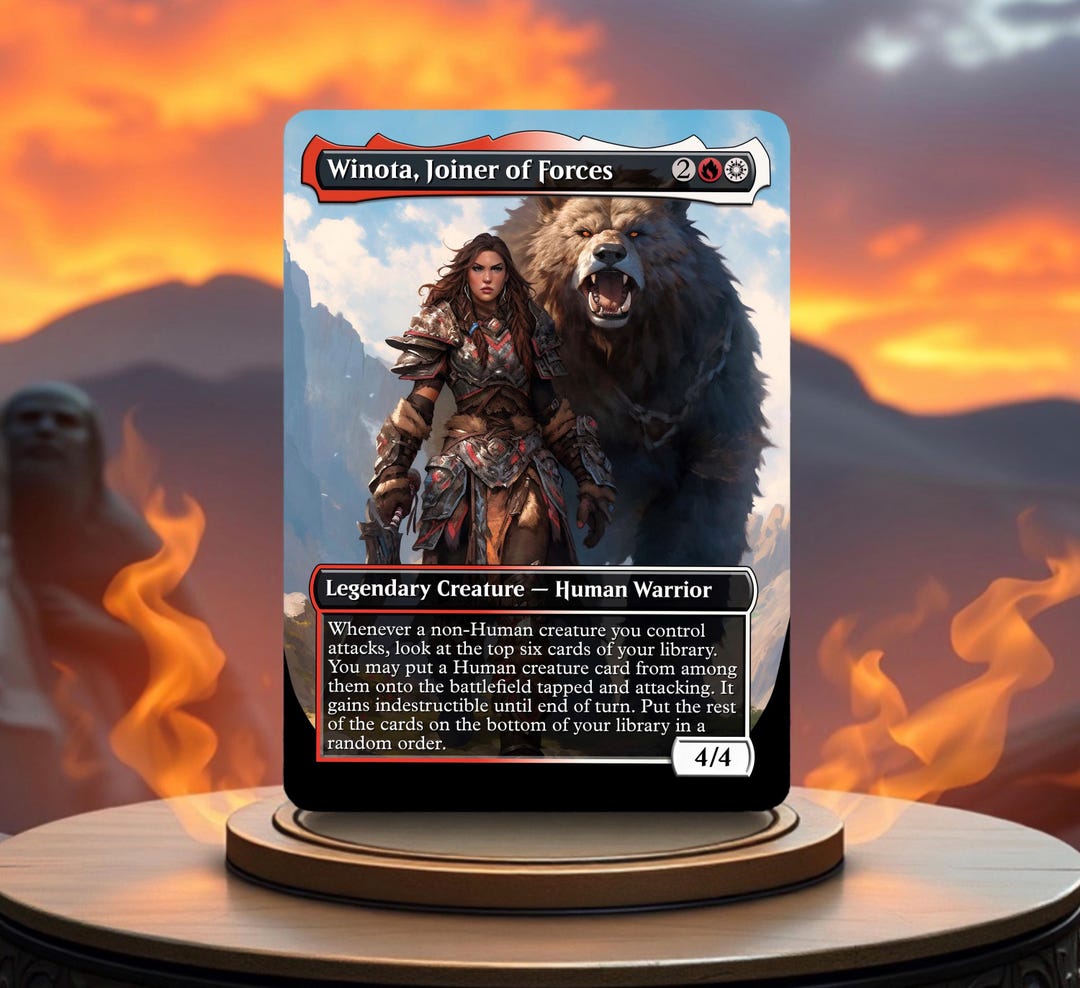 Winota, Joiner of Forces Custom Made Game Card Proxy - Etsy