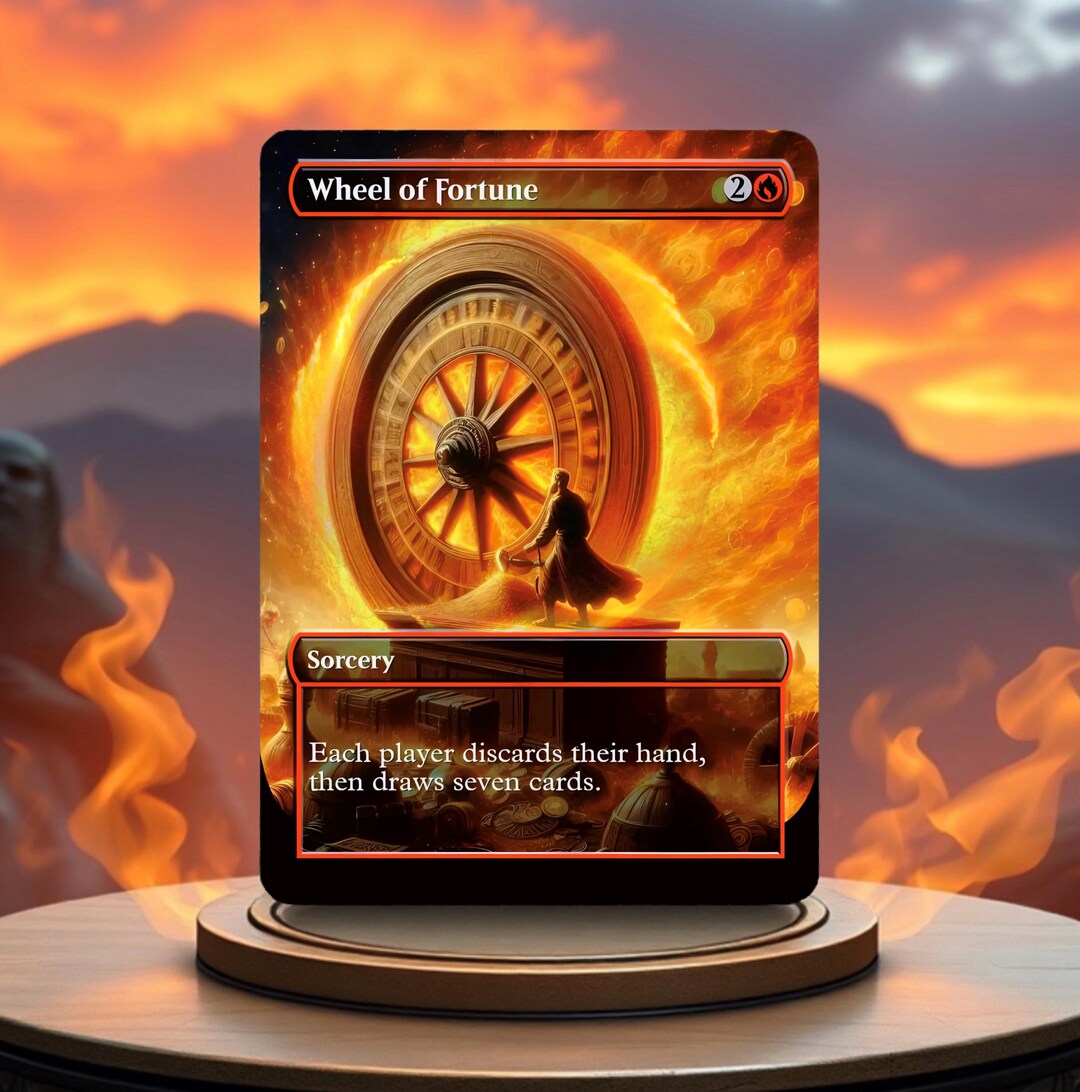Wheel of Fortune Custom Made Game Card Proxy - Etsy
