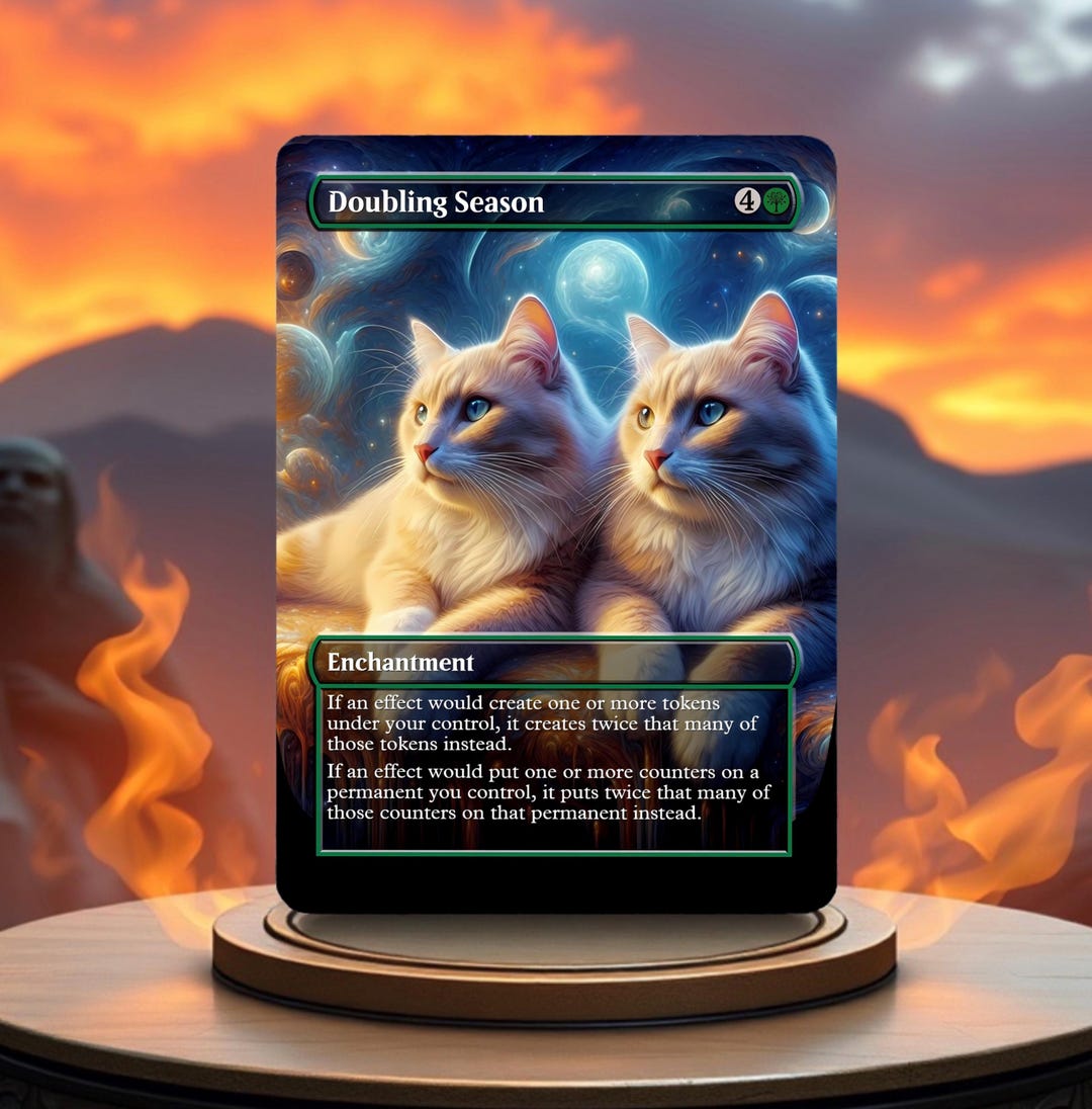 Doubling Season Custom Made Game Card Proxy - Etsy