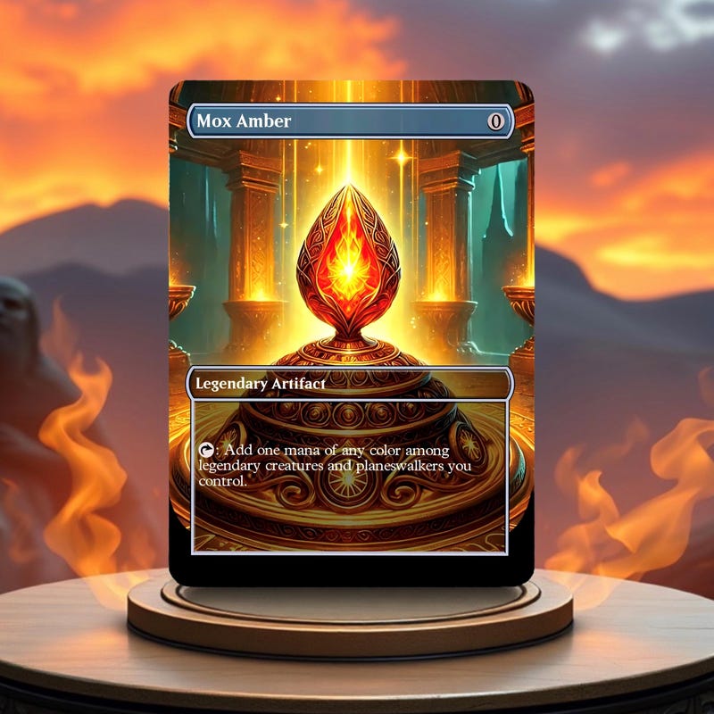 Mox Amber Mtg Proxy - Etsy