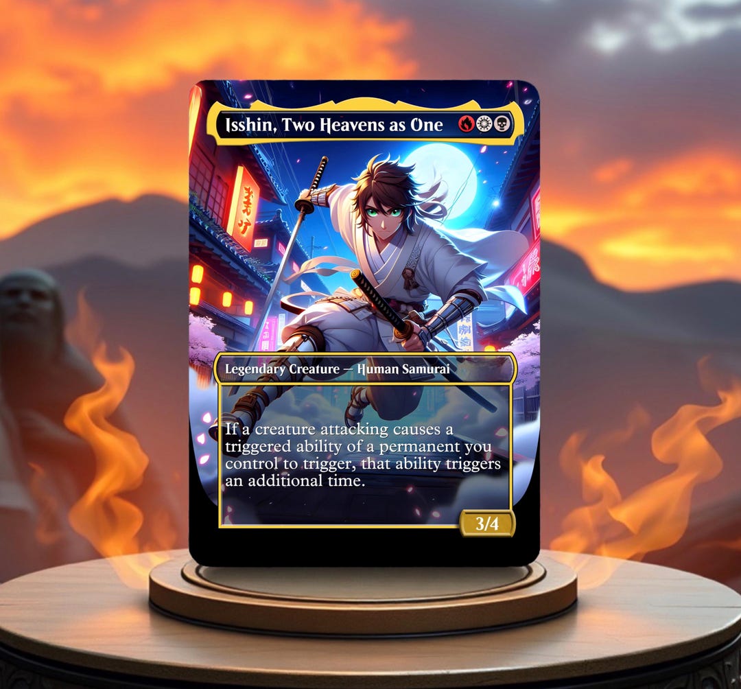 Isshin, Two Heavens as One Custom Made Game Card Proxy - Etsy