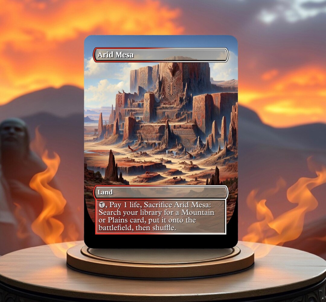 Arid Mesa Custom Made Game Card Proxy - Etsy