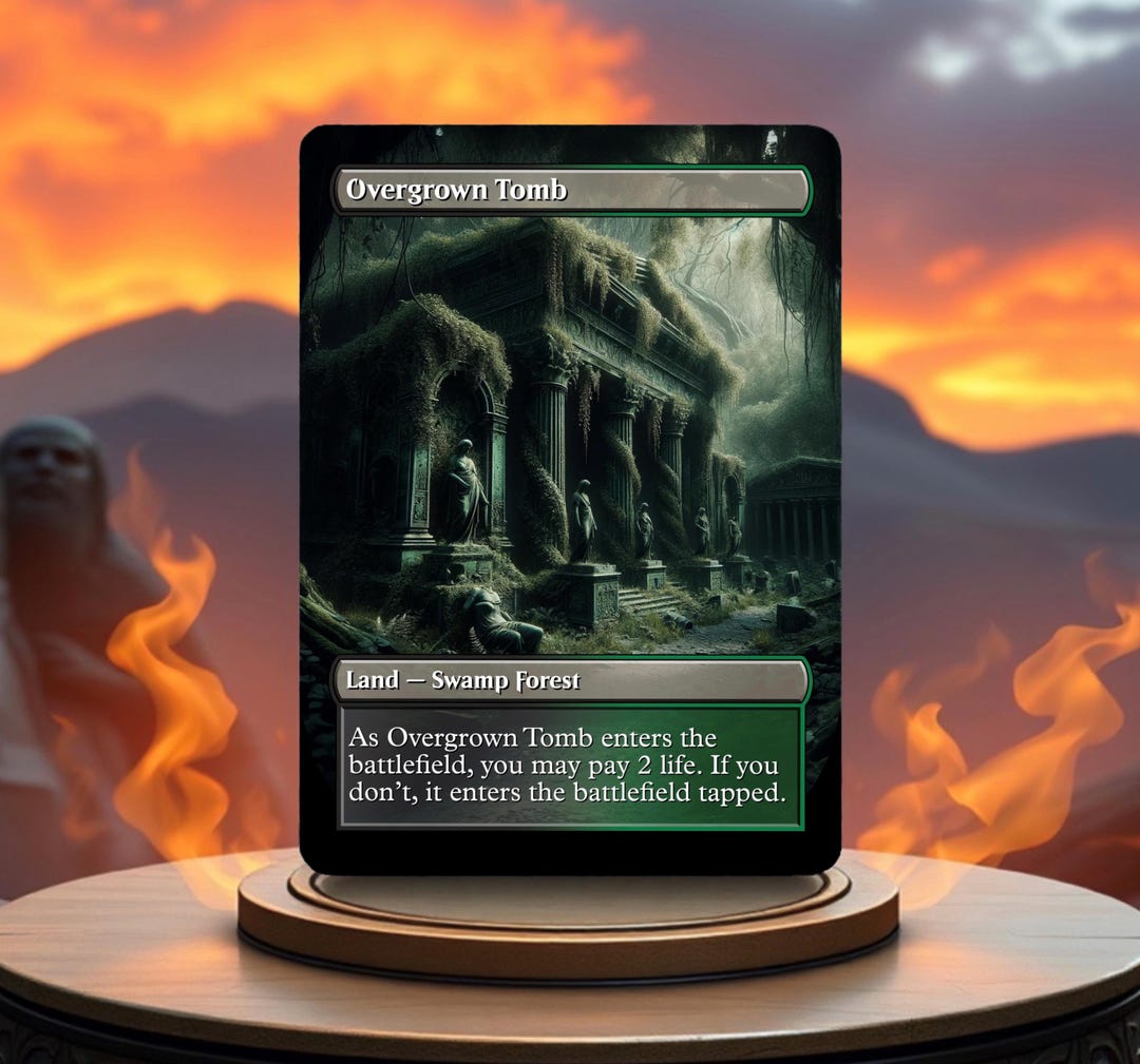 Overgrown Tomb Custom Made Game Card Proxy - Etsy