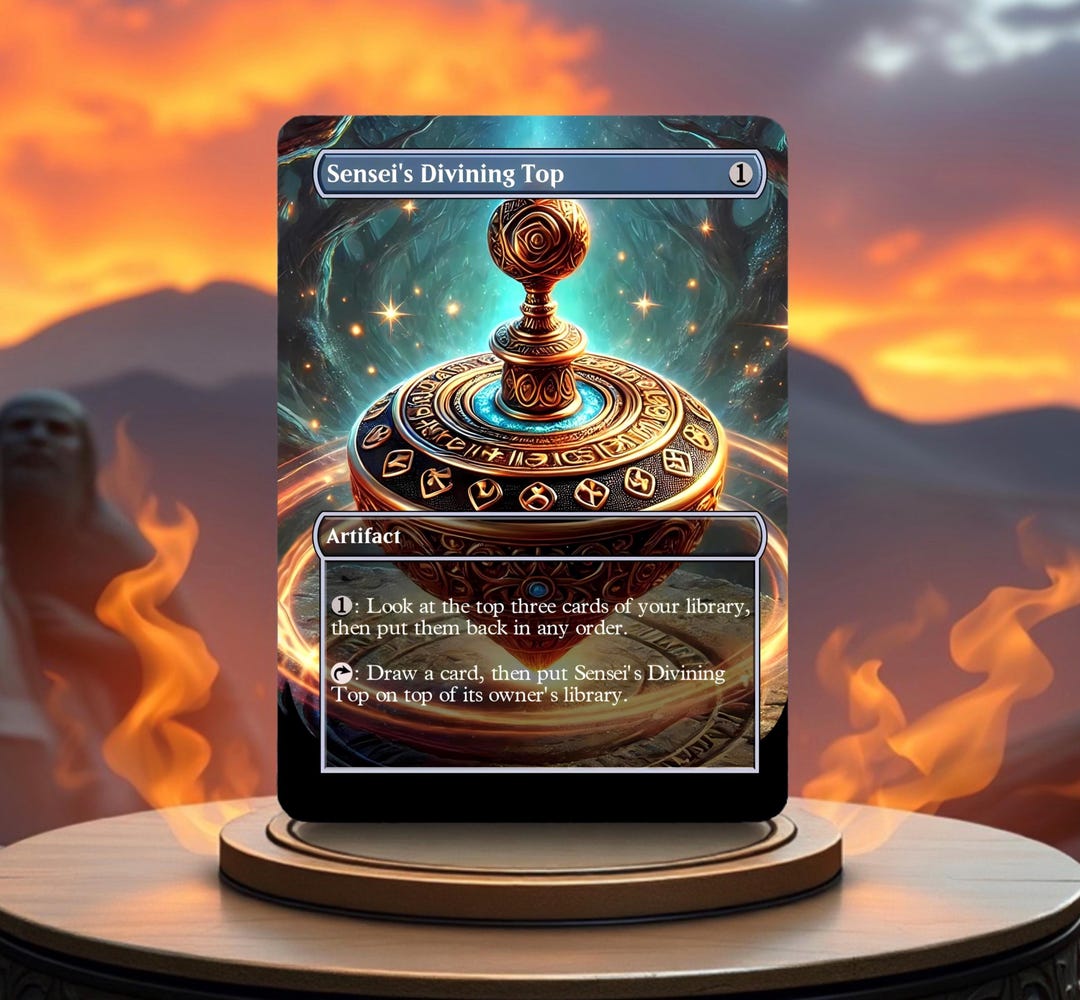 Sensei's Divining Top Custom Made Game Card Proxy - Etsy