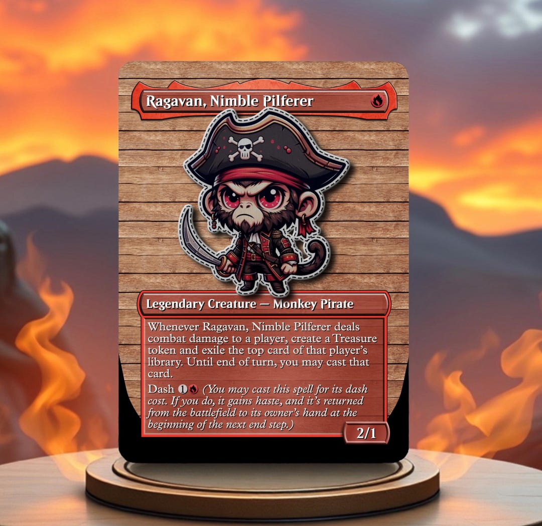 Ragavan, Nimble Pilferer Custom Made Game Card Proxy - Etsy