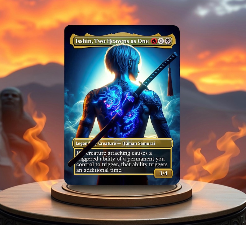 Isshin, Two Heavens as One Custom Made Game Card Proxy - Etsy