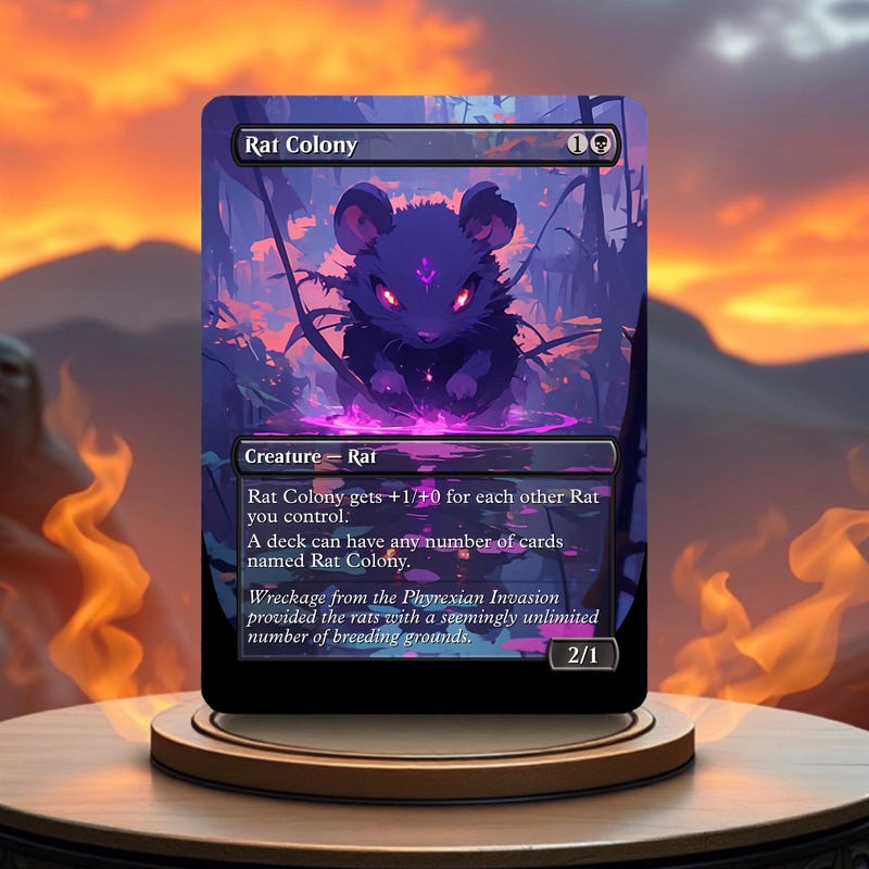 Rat Card - Etsy