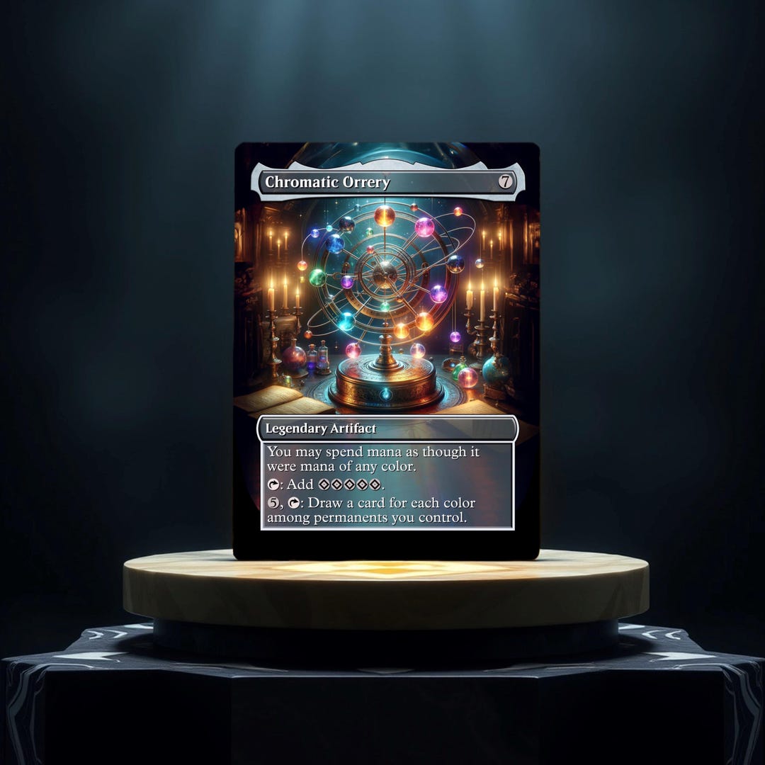 Chromatic Orrery Custom Made Game Card Proxy - Etsy