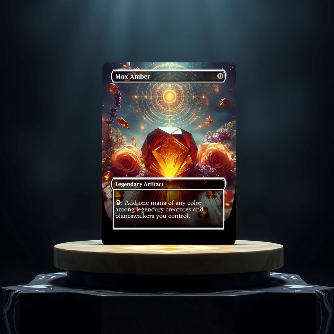 Mox Amber Custom Made Game Card Proxy - Etsy