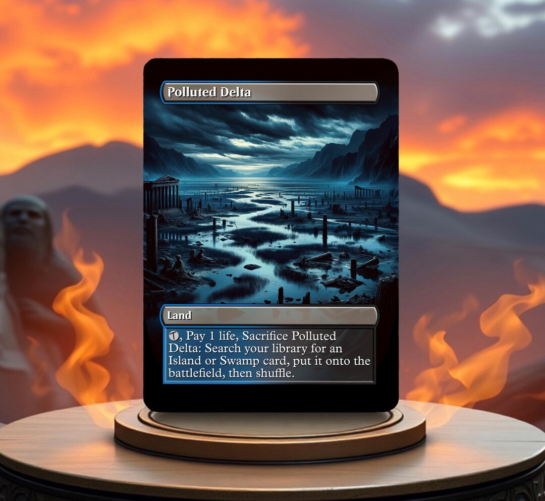 Polluted Delta Custom Made Game Card Proxy - Etsy