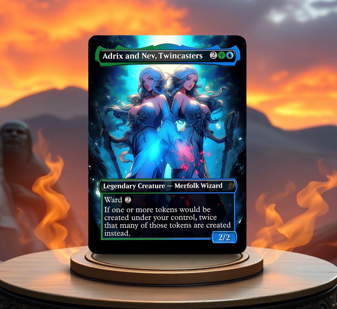 Adrix and Nev Twincasters Custom Made Game Card Proxy - Etsy