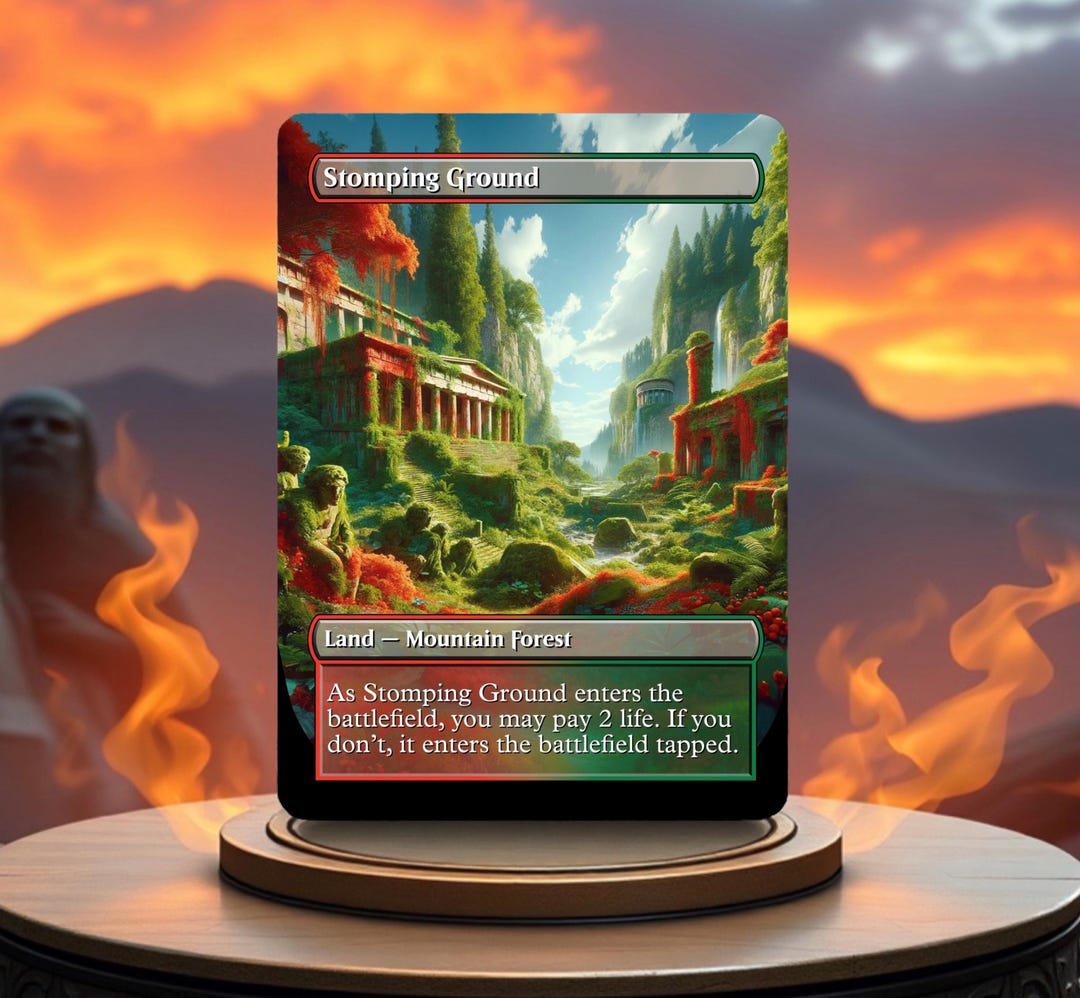 Stomping Ground Custom Made Game Card Proxy - Etsy