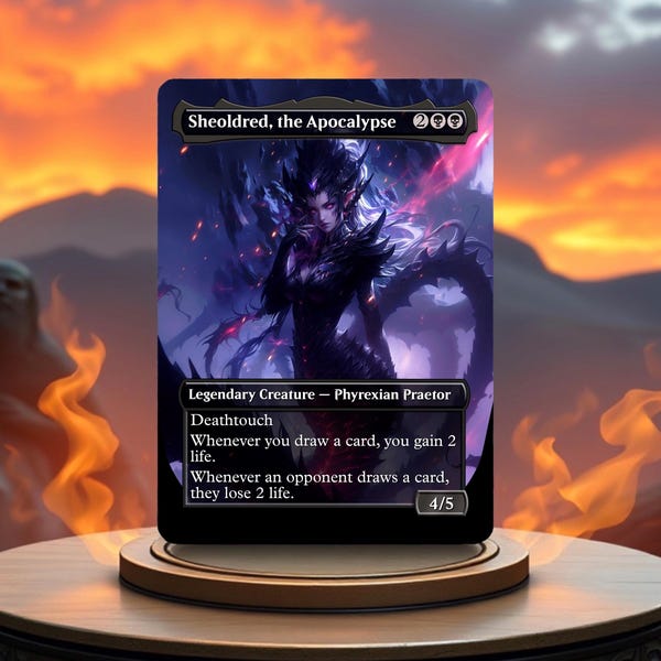 Mtg Sheoldred the Apocalypse Custom Card - Etsy