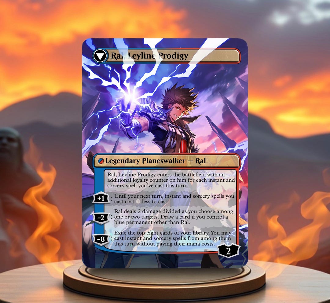 Ral, Leyline Prodigy (anime) Custom Made Game Card Proxy - Etsy UK