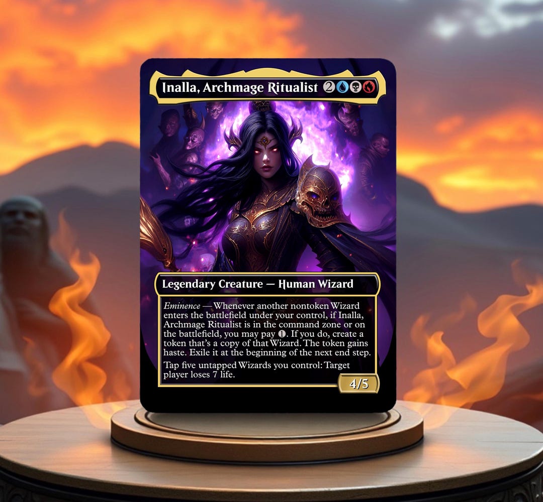 Inalla, Archmage Ritualist Custom Made Game Card Proxy - Etsy