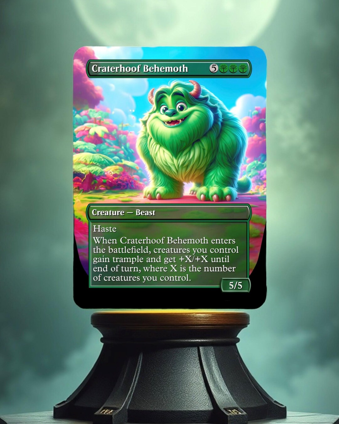 Craterhoof Behemoth Custom Made Game Card Proxy - Etsy