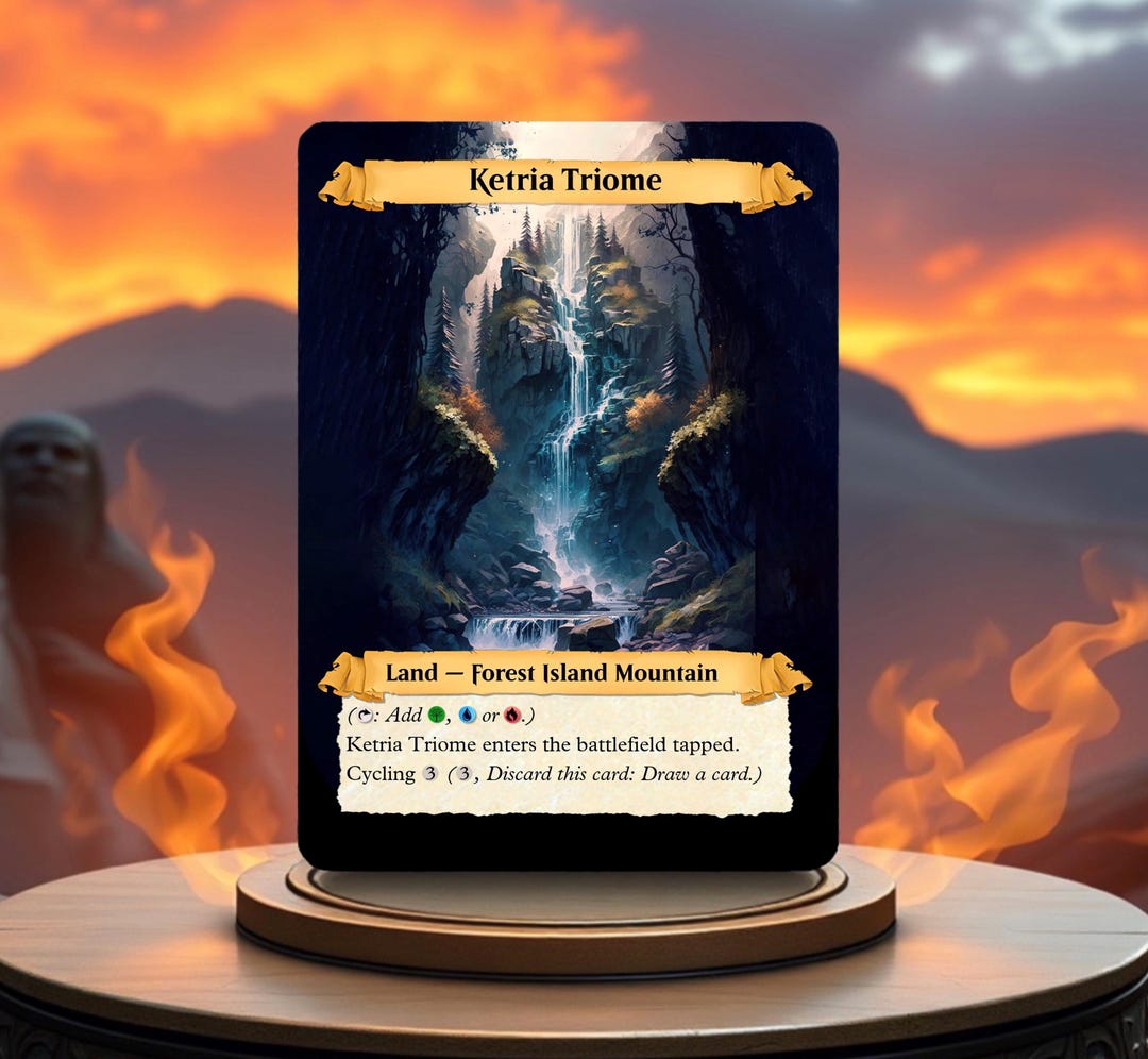 Ketria Triome Custom Made Game Card Proxy - Etsy