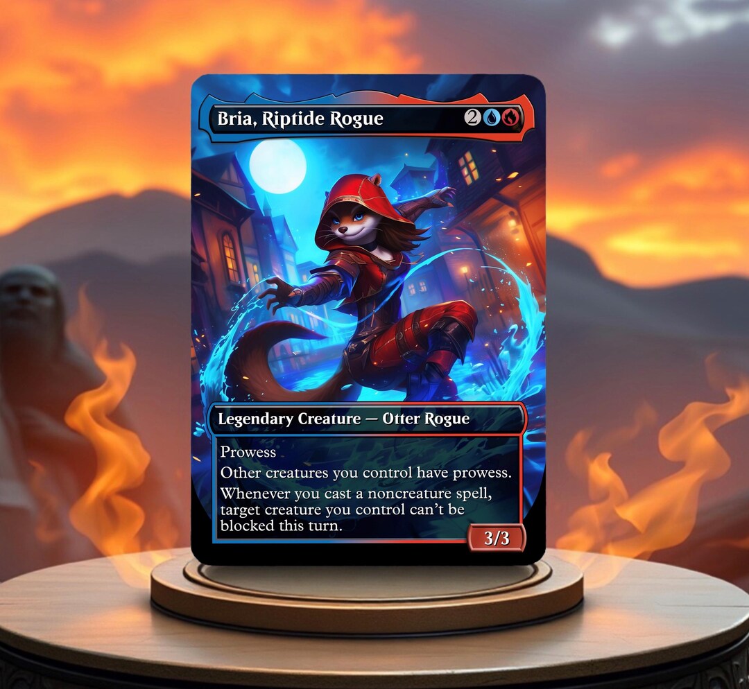 Bria, Riptide Rogue Custom Made Game Card Proxy - Etsy