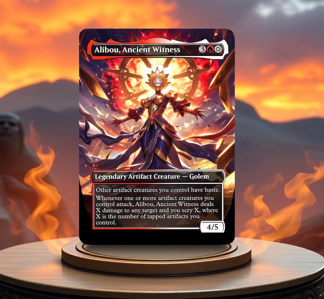 Alibou Ancient Witness Custom Made Game Card Proxy - Etsy