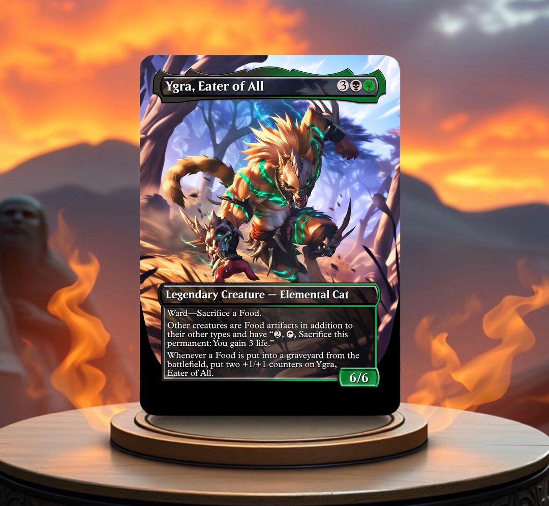Ygra, Eater of All Custom Made Game Card Proxy - Etsy