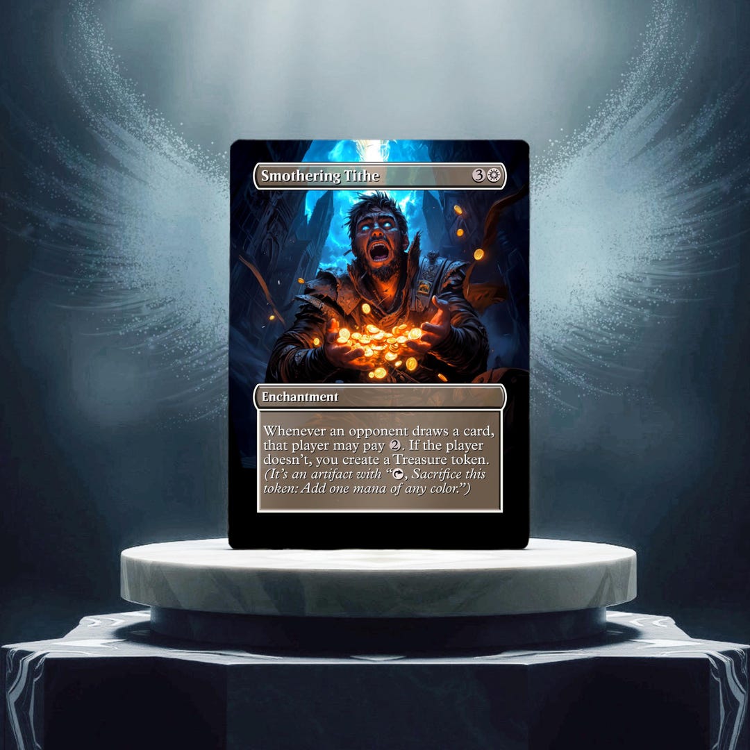 Smothering Tithe Custom Made Game Card Proxy - Etsy