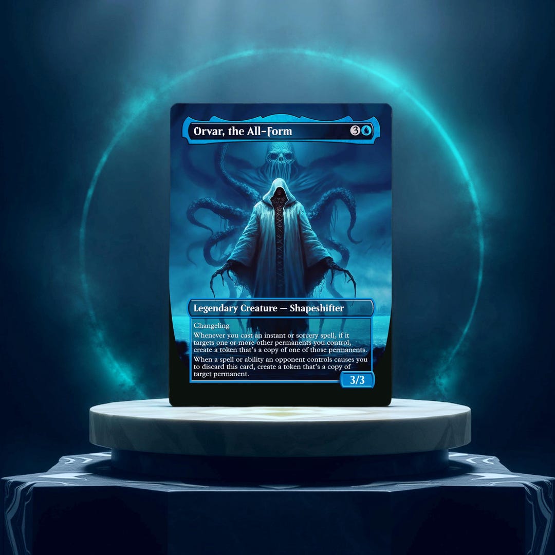 Orvar, the All-form Custom Made Game Card Proxy - Etsy