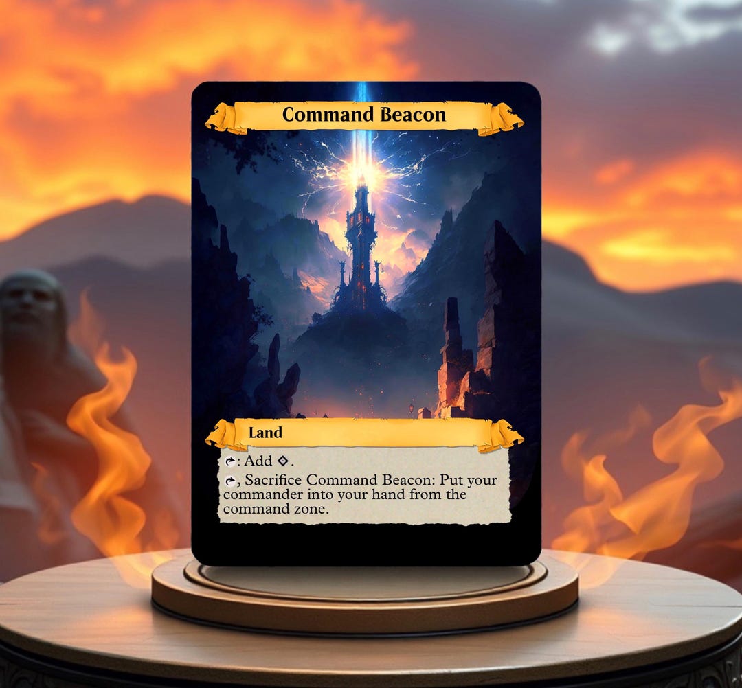 Command Beacon Custom Made Game Card Proxy - Etsy