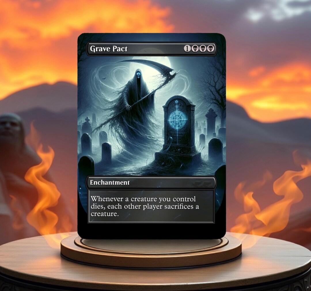 Grave Pact Custom Made Game Card Proxy - Etsy