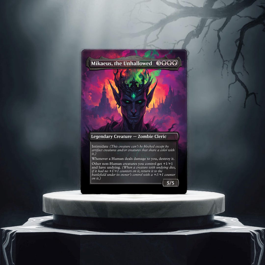 Mikaeus, the Unhallowed Custom Made Game Card Proxy - Etsy