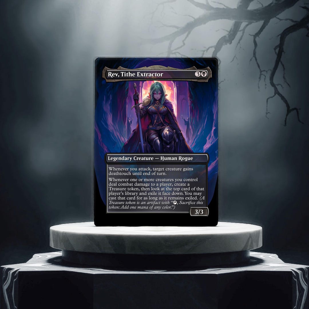 Rev, Tithe Extractor Custom Made Game Card Proxy - Etsy