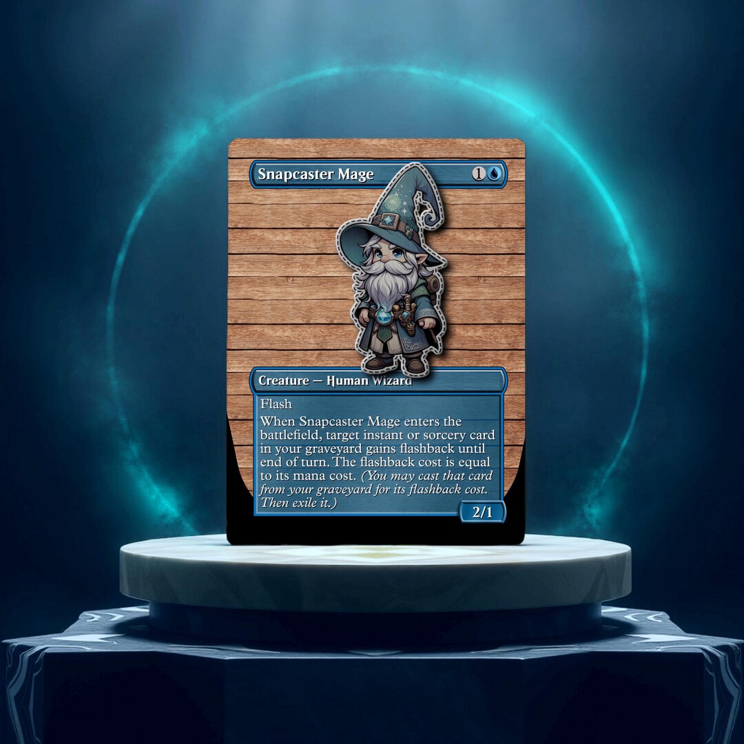 Snapcaster Mage Custom Made Game Card Proxy - Etsy