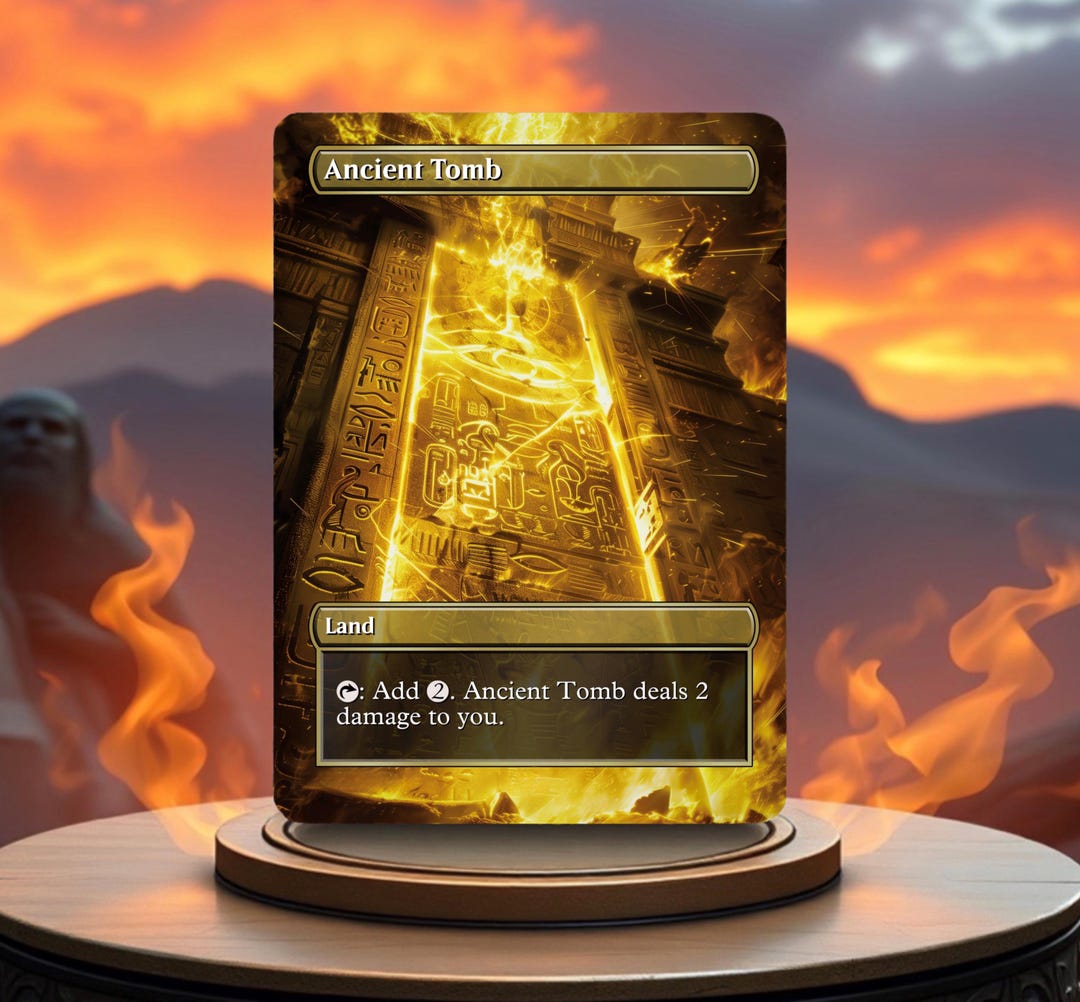 Ancient Tomb Custom Made Game Card Proxy - Etsy