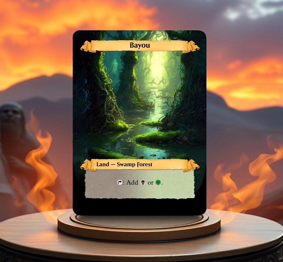 Bayou Custom Made Game Card Proxy - Etsy