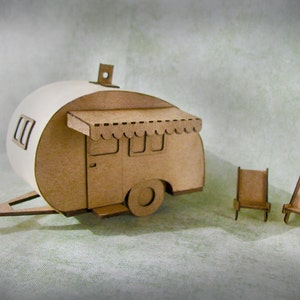 Teardrop Miniature Camper Kit - DIY - You Build It - Makes 2 Campers - Etsy