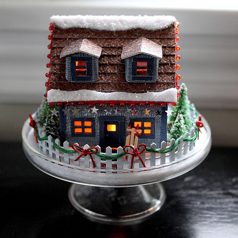 Putz House Kit - DIY - Build 6 Houses -pre-cut - Etsy