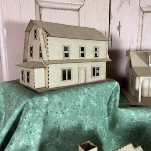 Putz House Kit - Make 4 House - 3" Tall - Set B - Etsy
