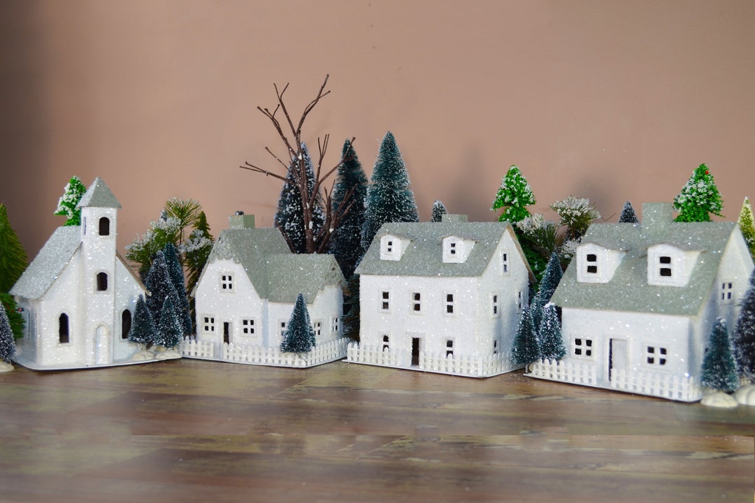 Putz House Kit - Build 4 Houses - 5" Tall - Etsy