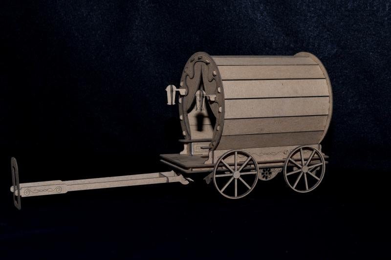 Gypsy Wagon Kit DIY Build a Miniature Wagon Vardo - Etsy