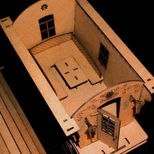 Gypsy Caravan Kit- Build Your Own- Vardo Wagon- Mini - Ships From USA ...