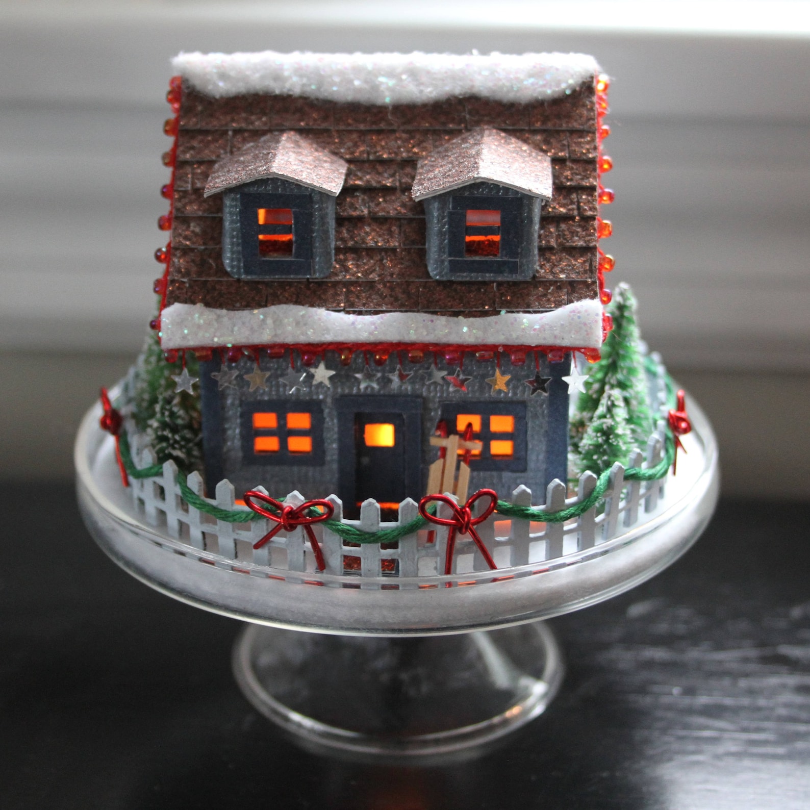 Putz House Kit DIY Make 6 Mini Houses Ships From USA | Etsy