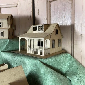 Putz House Kit Make 4 House 3 Tall Set B - Etsy