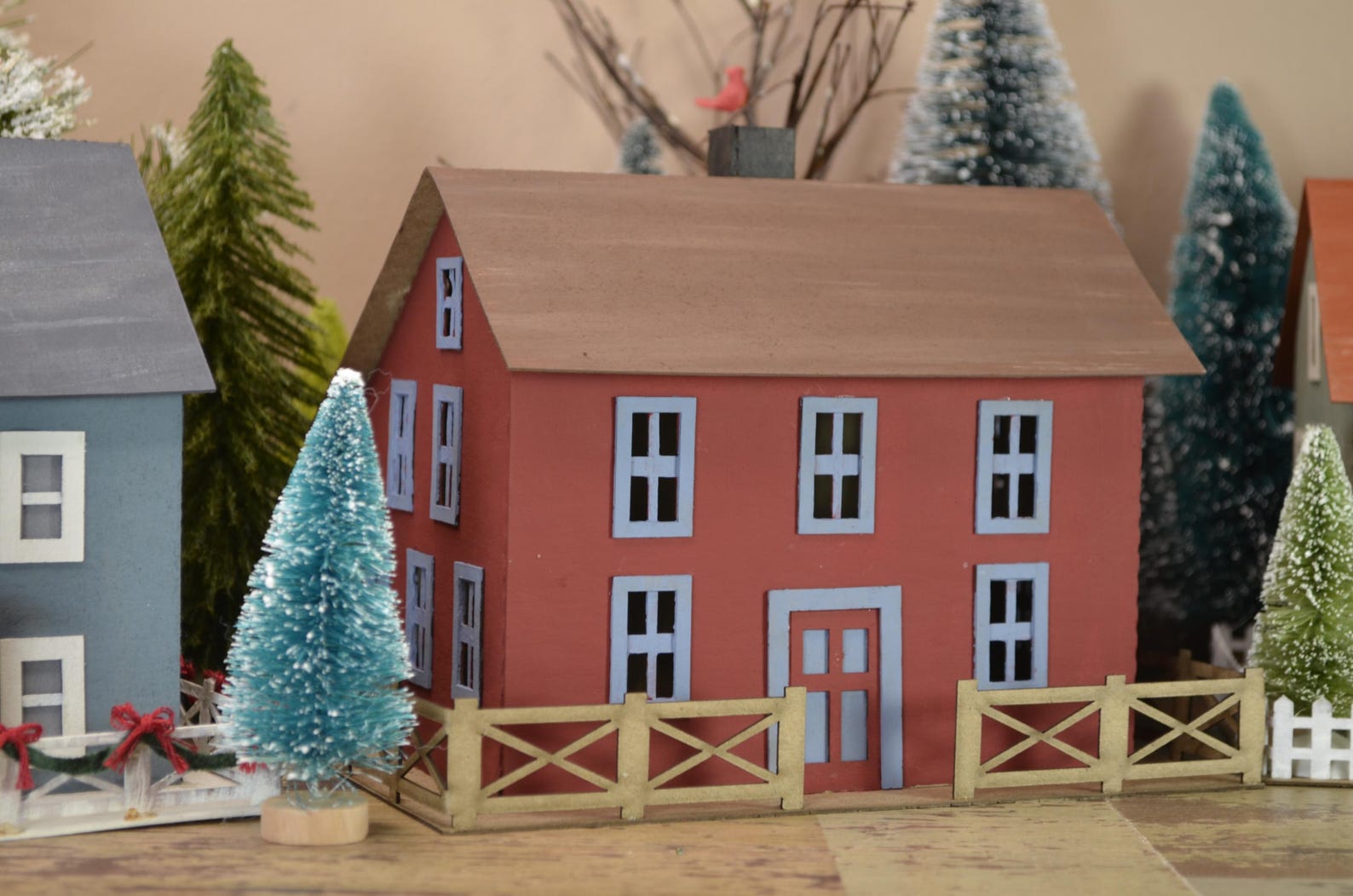 Putz Houes Kit - Build 4 Houses - 5 Inches Tall - Set B - Etsy