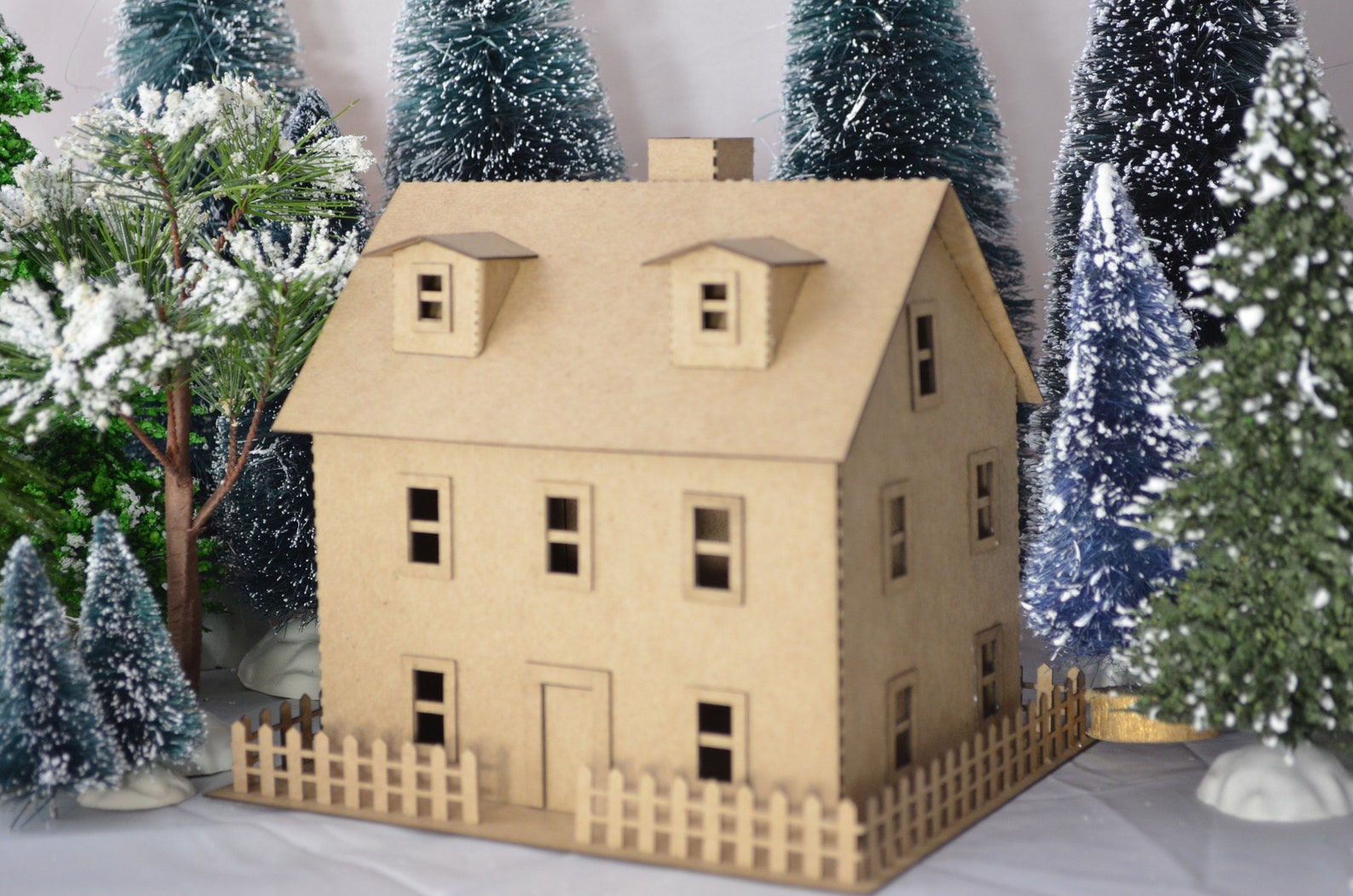 Putz House - DIY Kit 5” Tall Pre-cut - Etsy